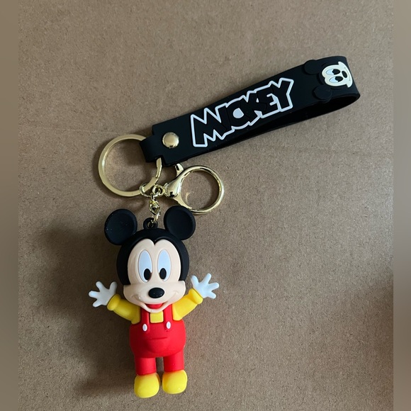 Disney | Accessories | Disney Animated Cartoon Pvc Mickey Mouse Keyring ...